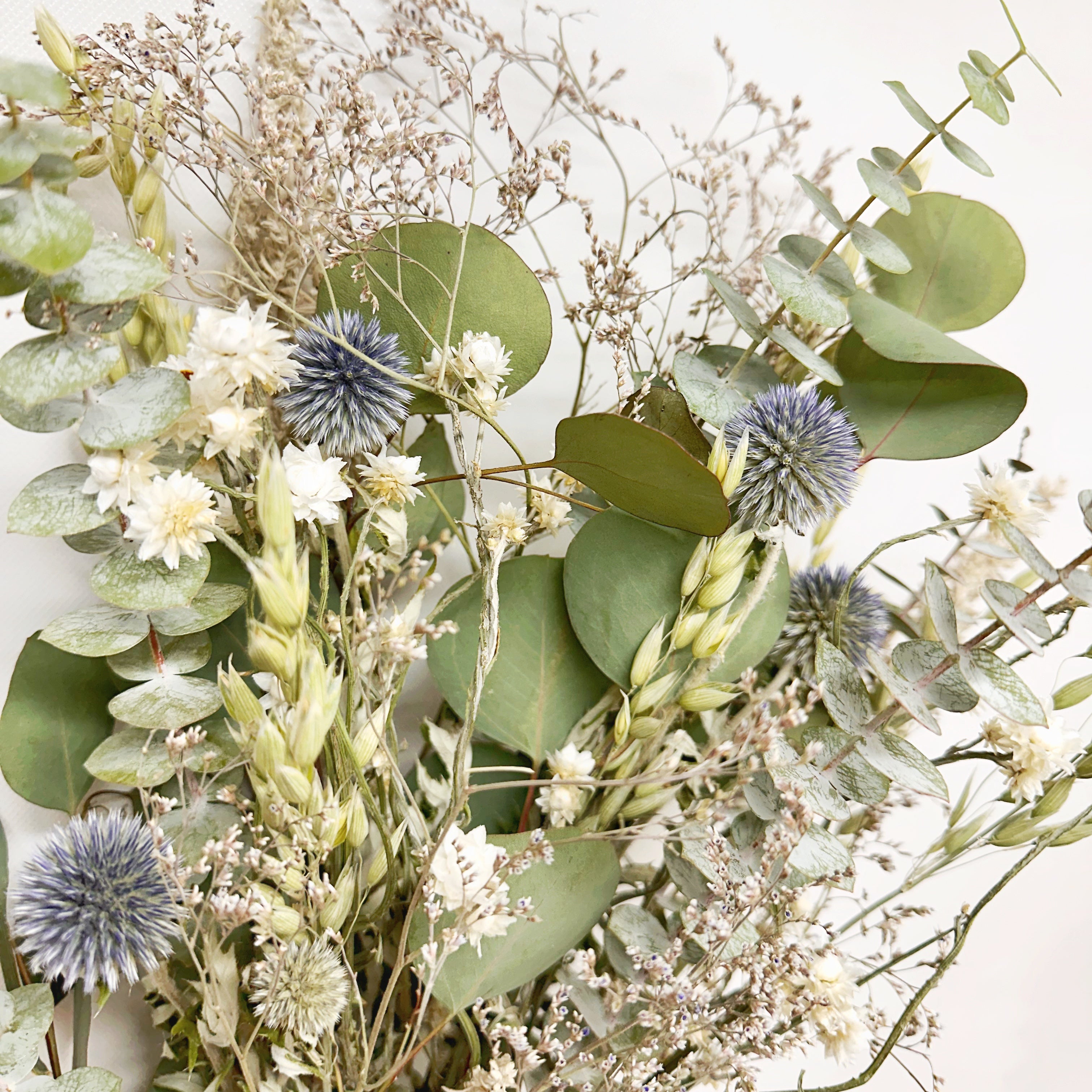 Dried Greenery Thistles Bouquet – VanCortlandt Farms