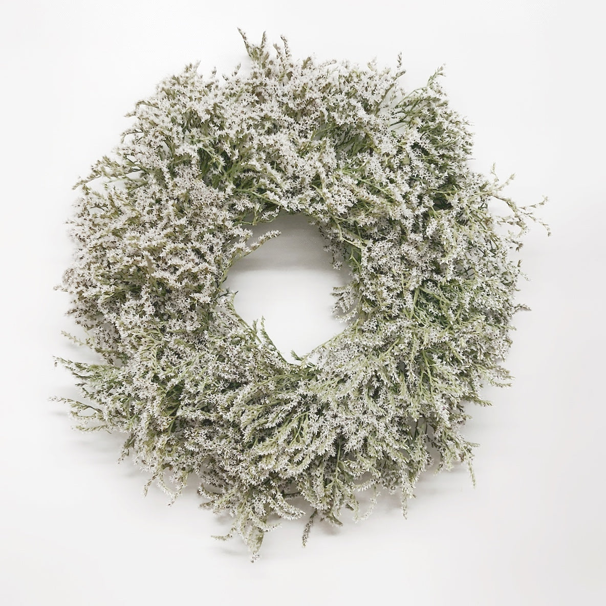 Dried German Statice Wreath – VanCortlandt Farms